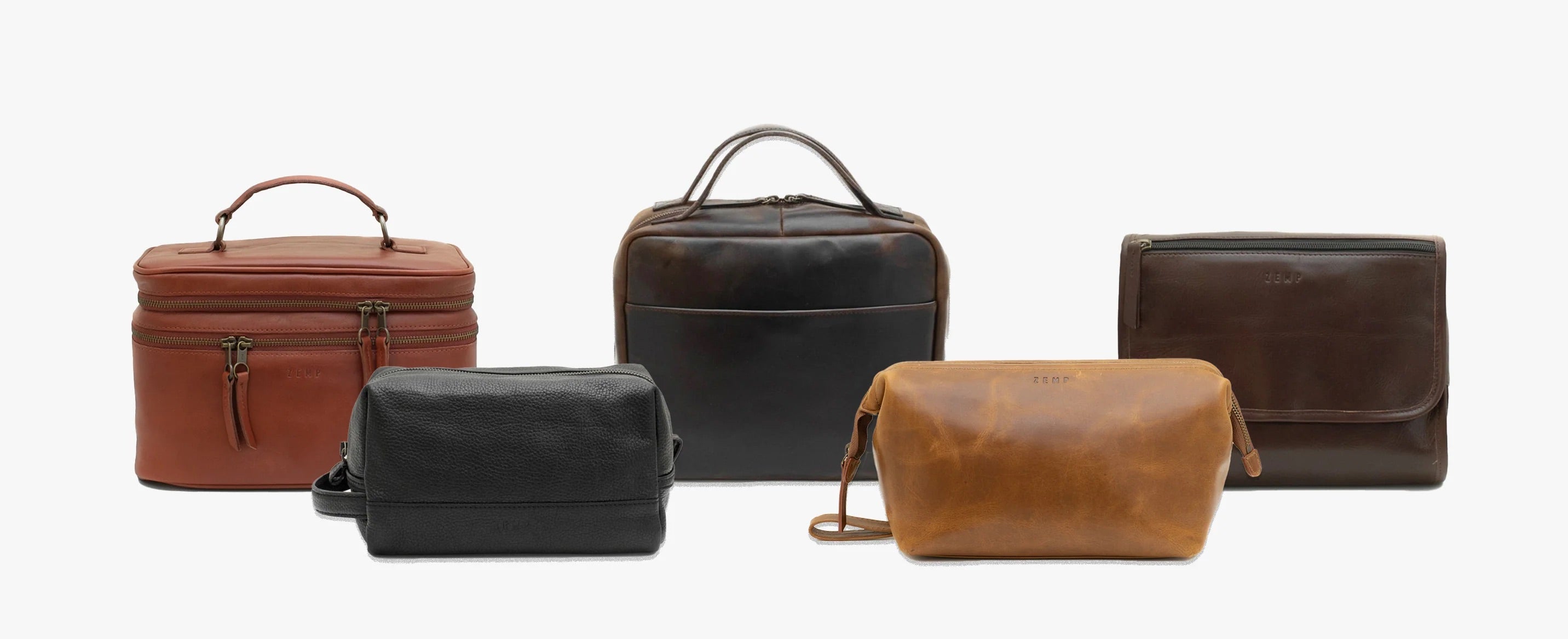 Toiletry Bags for Women | Leather Bags | ZEMP Leathers