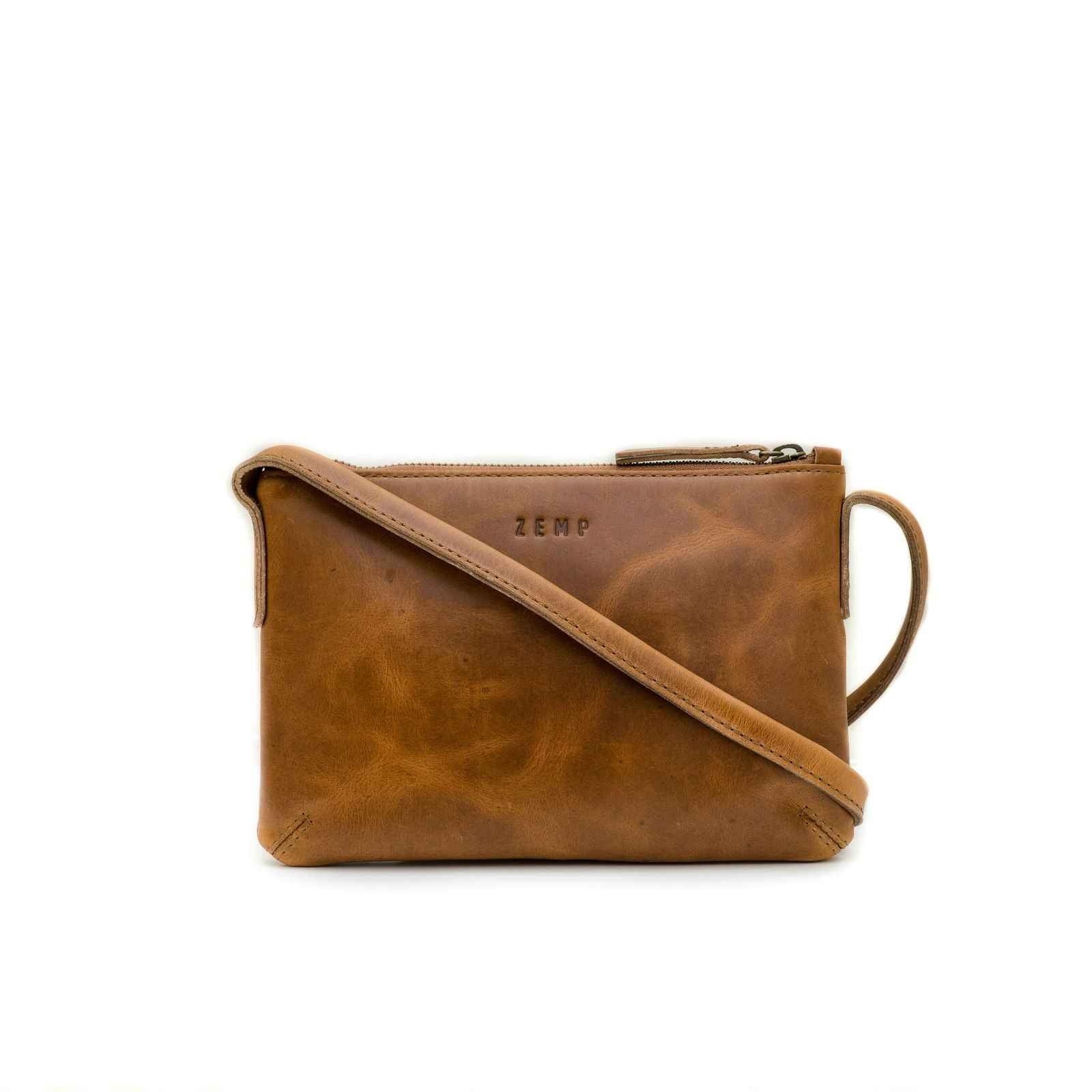 Crossbody Bag | Harlem Leather Sling Bag | ZEMP Leathers